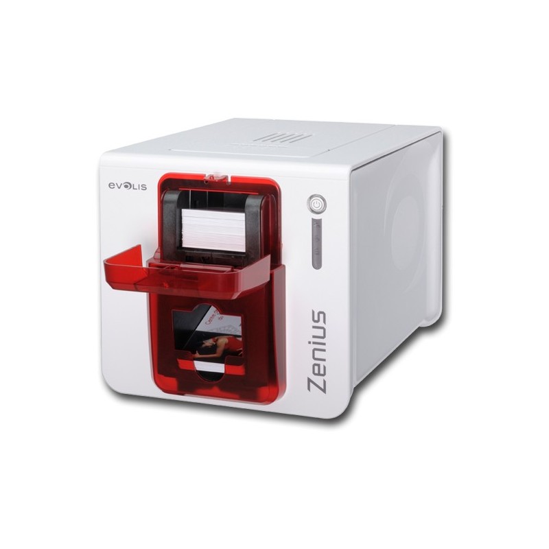 Evolis Zenius Expert rojo MAG HiCo/LoCo - ZN1HB000RS